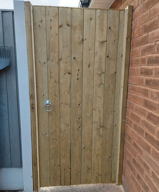 3x6 Single Wooden Garden Gate - Free Local Fitting – Rhino Sheds